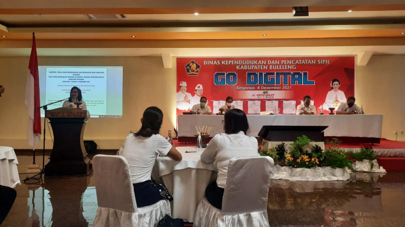 Sosialisasi Dukcapil Go digital - Website Desa Gobleg